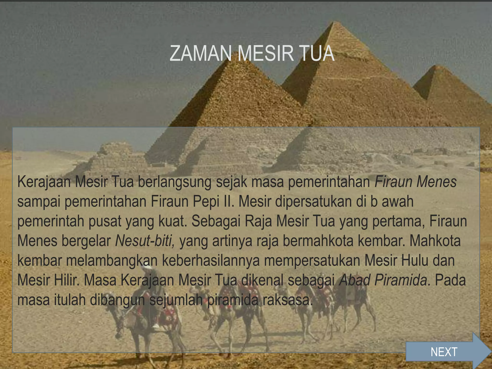 Peradaban Mesir kuno | PPTX