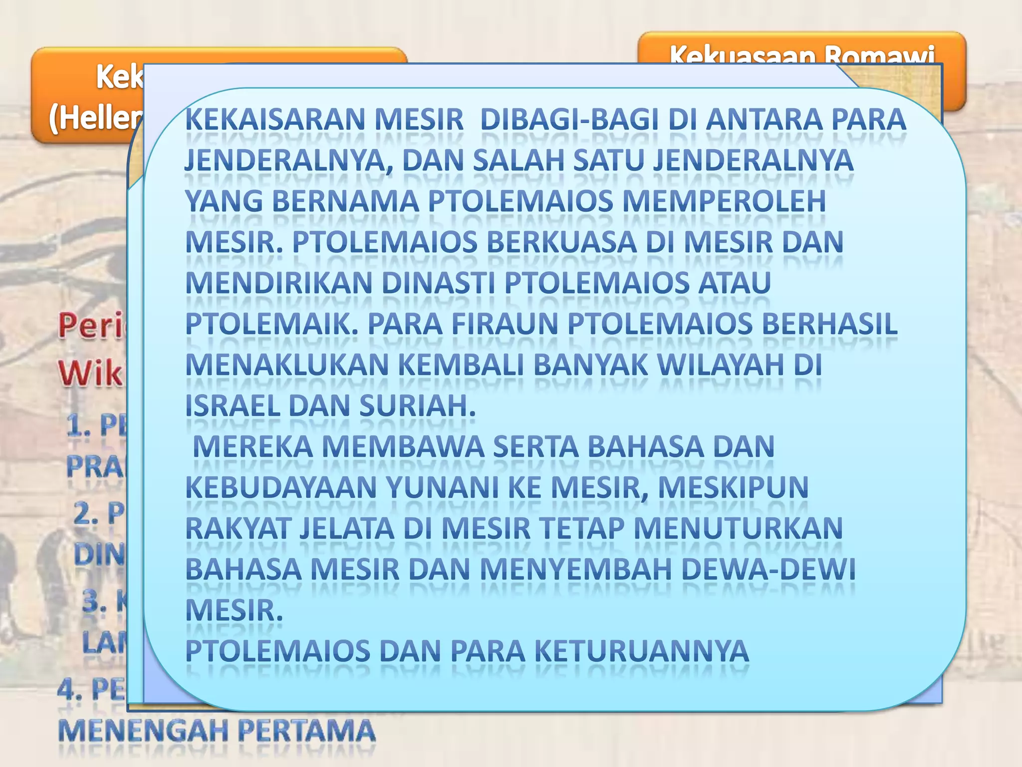 Presentasi Sejarah Mesir kuno | PPTX