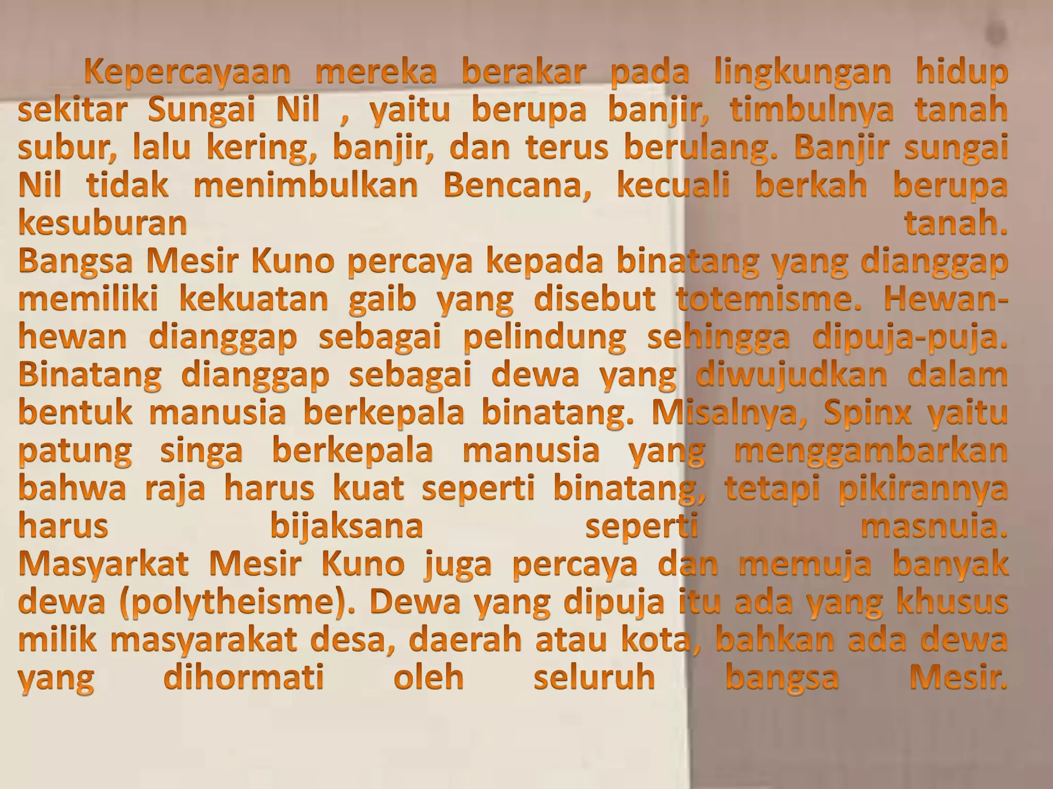 Presentasi Sejarah Mesir kuno | PPTX