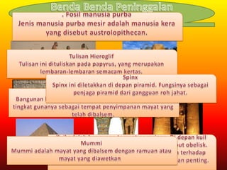 Presentasi Sejarah Mesir kuno | PPTX