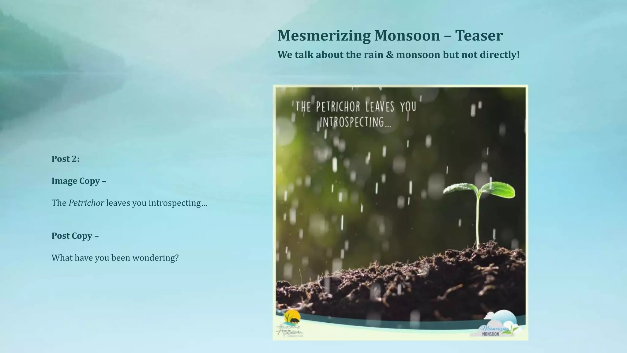 Mesmerizing monsoon in Assam | PPT