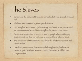 Mesopotamian social structure | KEY