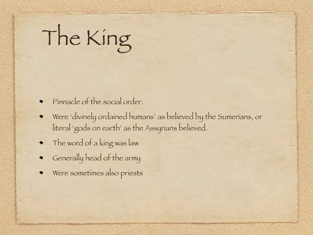 Mesopotamian social structure | KEY | Religion & Spirituality