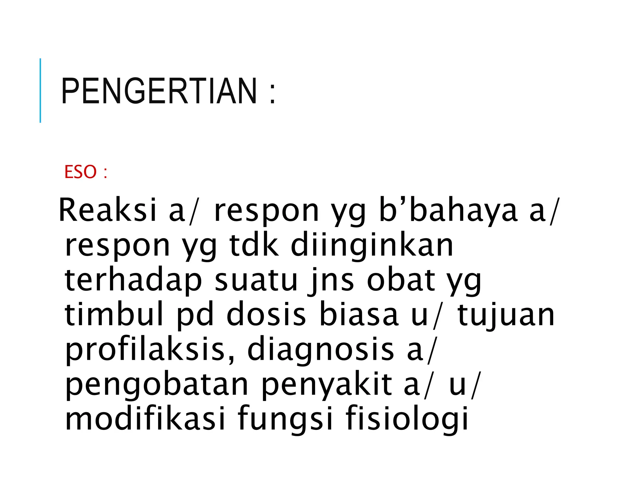 Monitoring Efek Samping Obat (MESO) Perm | PPT