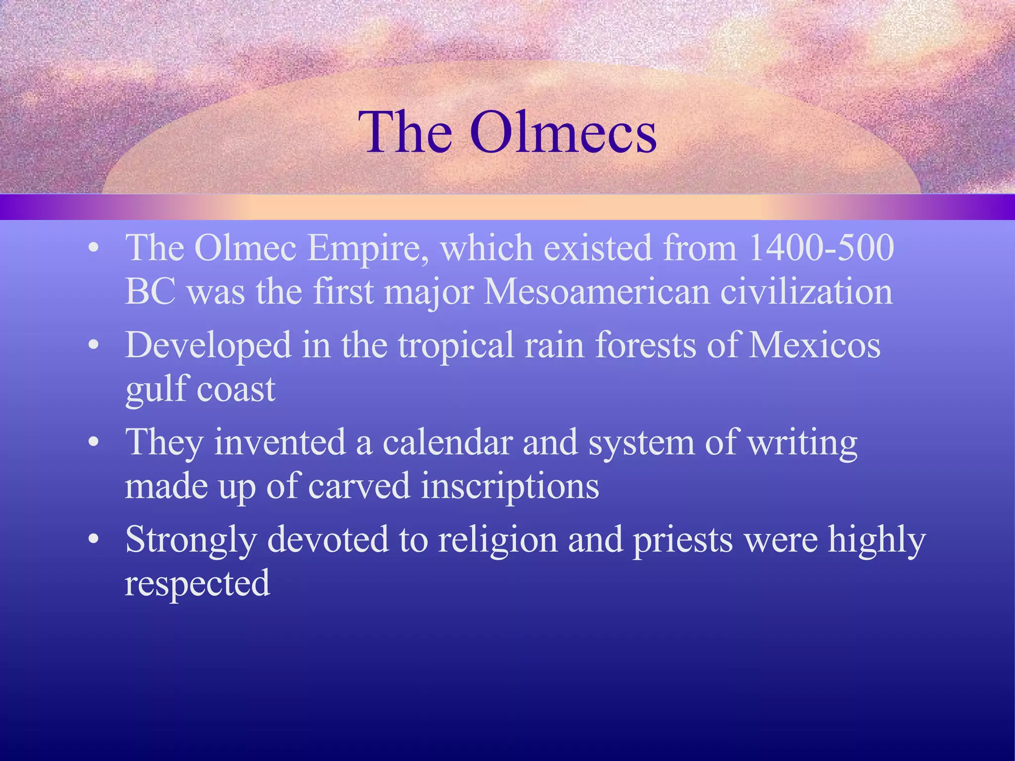 Mesoamerican Civilizations | PPT