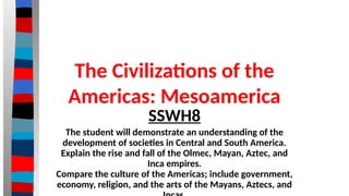 MesoAmerican Civilizations: Aztec, Incan, Mayan | PPTX | Religion ...