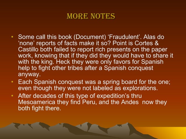 Mesoamerican conquistadors | PPT