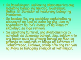 Mesoamerika | PPTX
