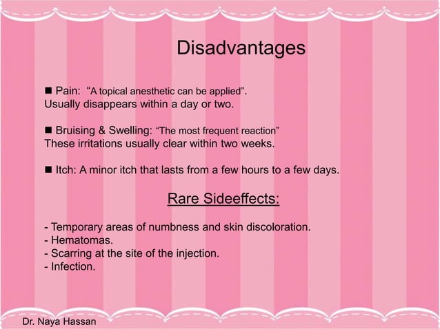 Mesobotox: a New Technique for Aesthetic Treatments | PPTX