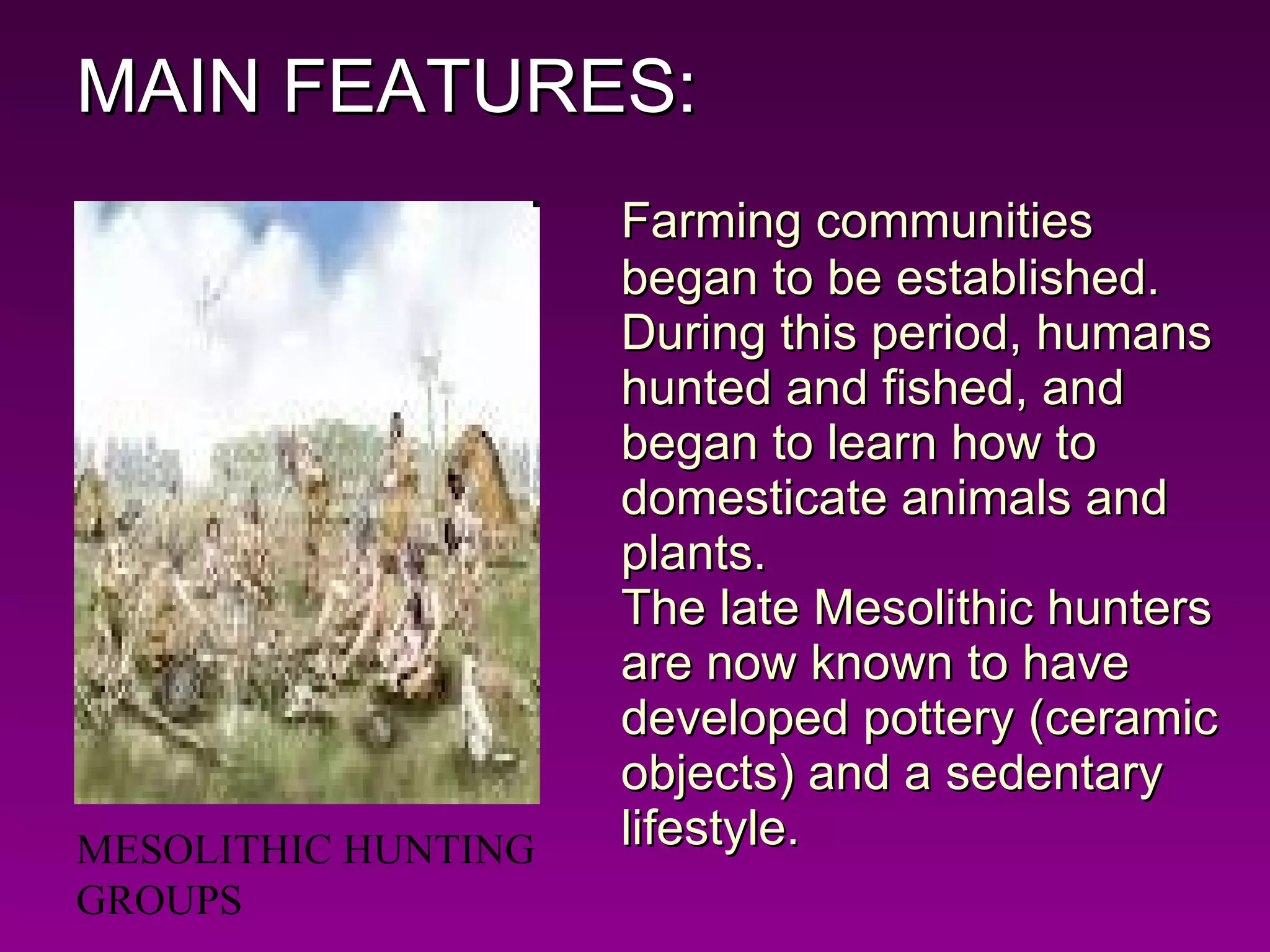 Mesolithic age | PPT