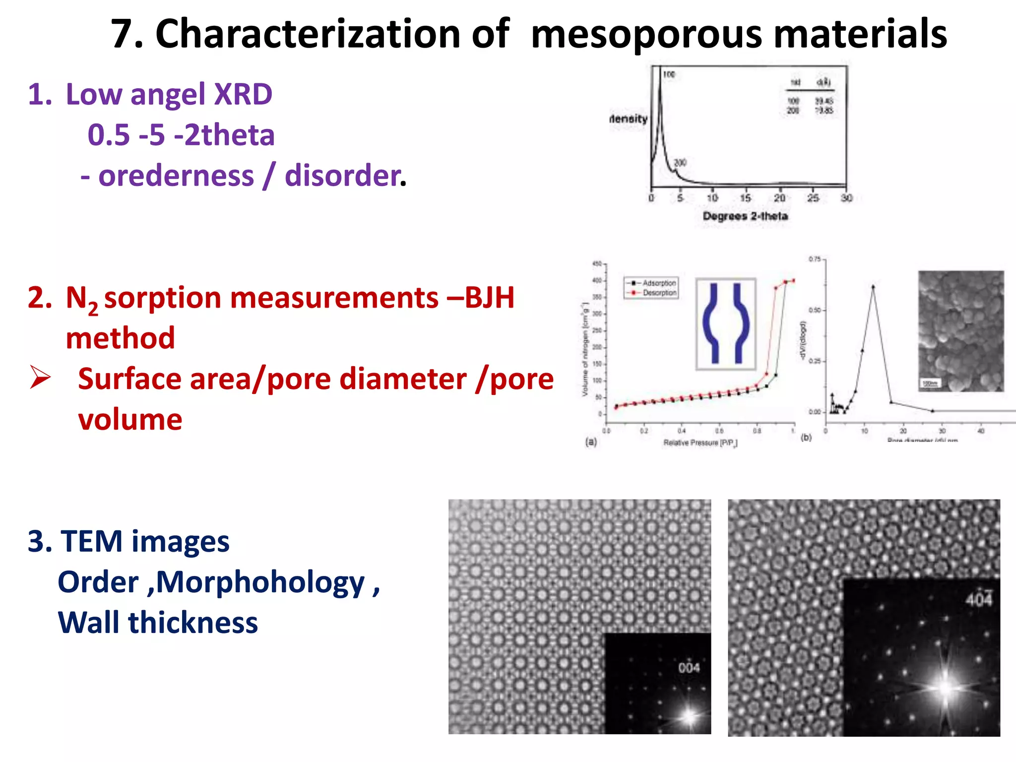 Mesoporous materials | PPTX