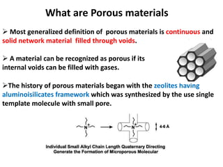 Mesoporous materials | PPTX