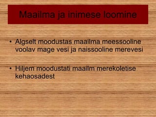 Ajaloo esitlus | PPT