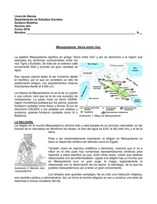 Mesopotamia | DOCX