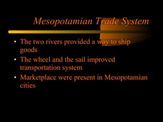 Mesopotamian Trade