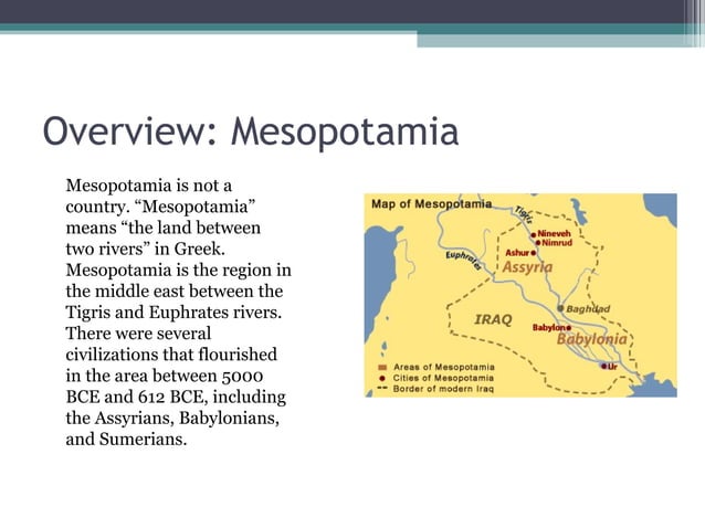 Mesopotamia | PPT | Geography | Science