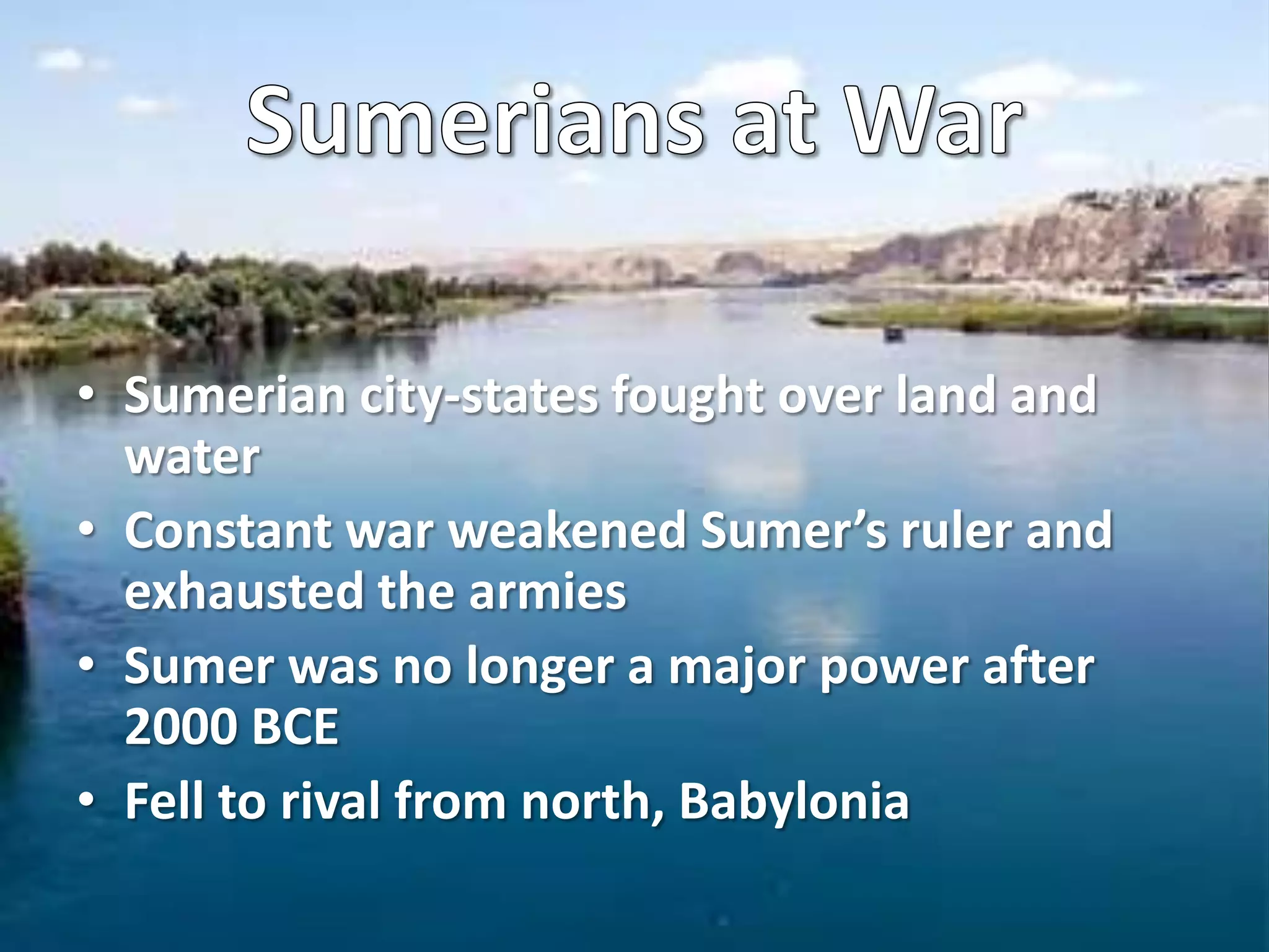 Mesopotamia and the Sumerians | PPTX