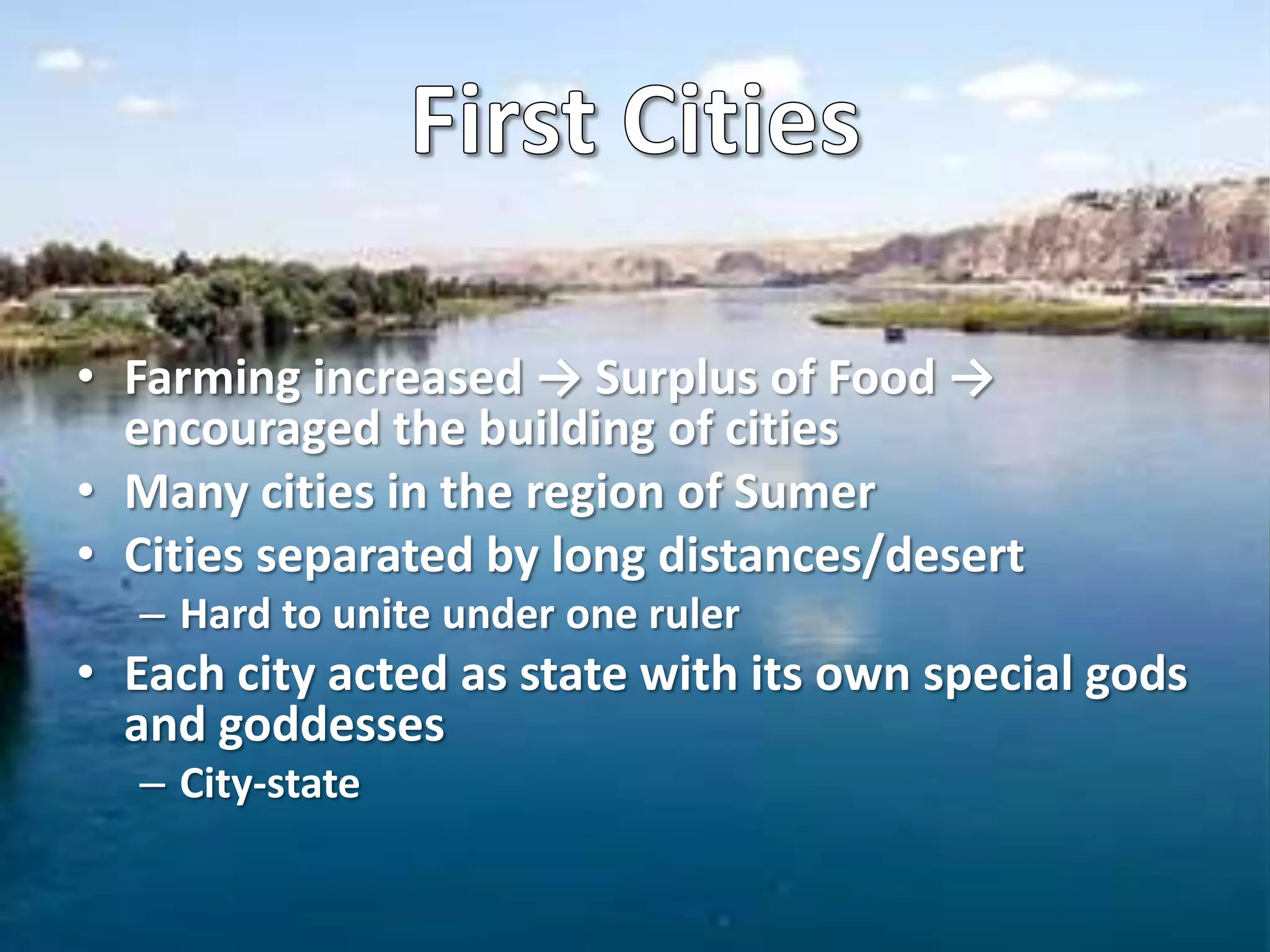 Mesopotamia and the Sumerians | PPTX