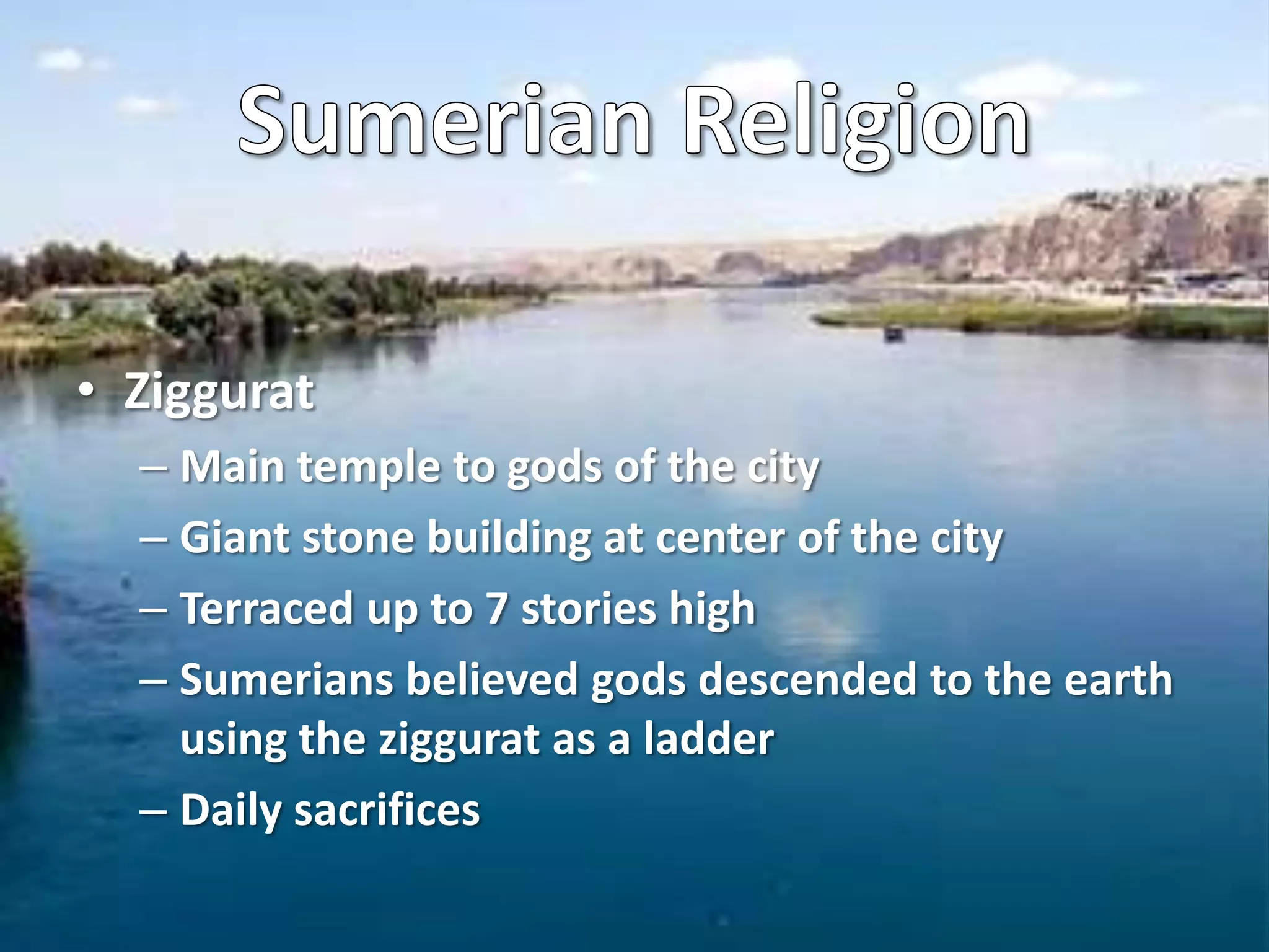 Mesopotamia and the Sumerians | PPTX