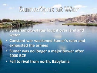 Mesopotamia and the Sumerians | PPTX | Religion & Spirituality