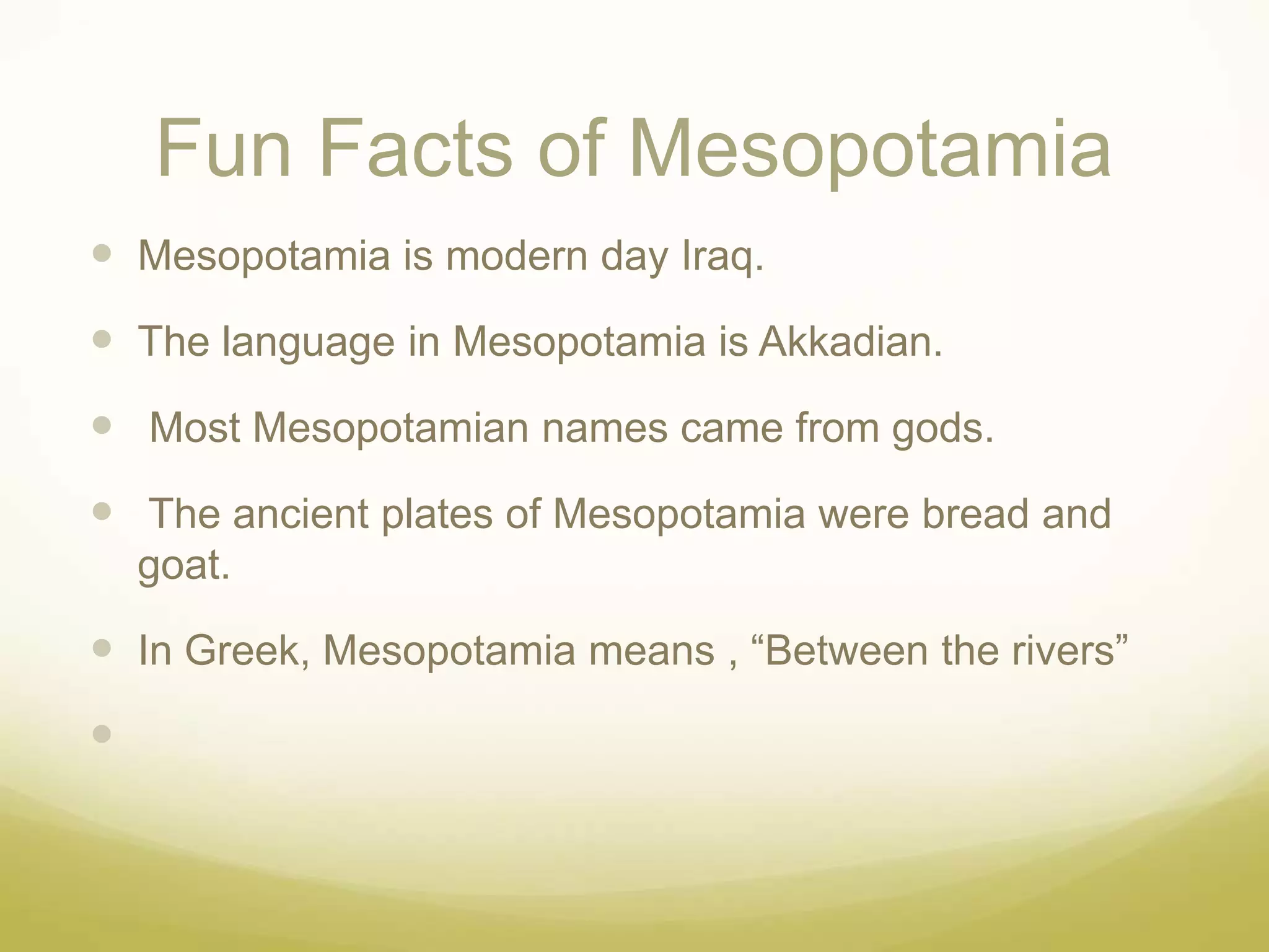 Mesopotamia | PPTX