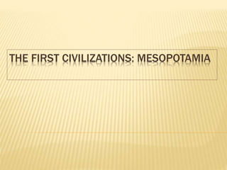 Mesopotamia | PPT
