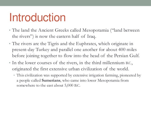 Mesopotamia