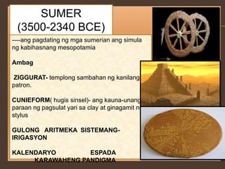kabihasnang Mesopotamia | PPTX