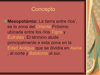 Mesopotamia ``Tierra entre Rios`` | PPT