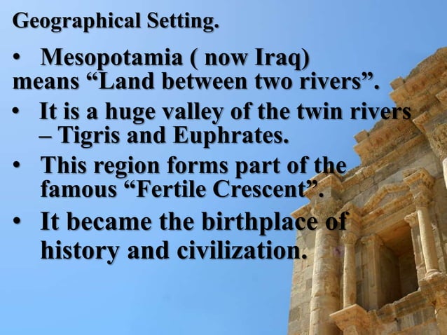 Mesopotamia: Cradle of History | PPTX | Hinduism | Religion & Spirituality