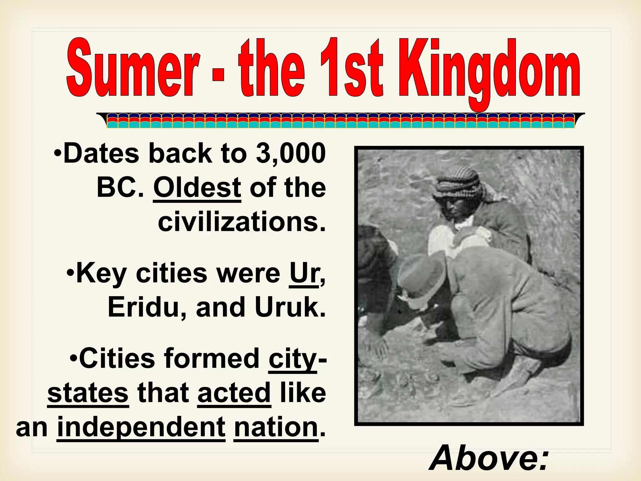 Early Mesopotamian Civilizations | PPT