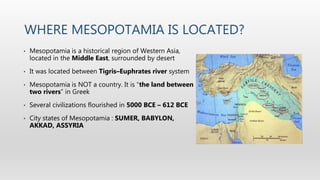 Mesopotamia | PPTX