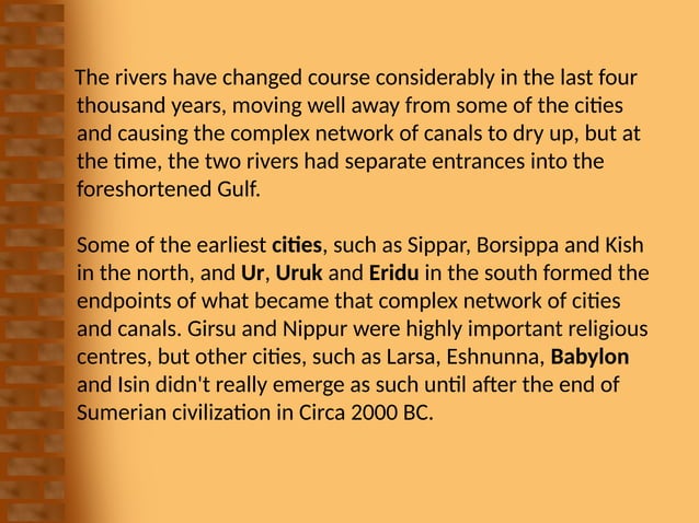 SOCIAL STUDIES 6TH GRADE MESOPOTAMIAN CIVILIZATION | PPSX | Geography ...