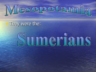 Mesopotamia Notes | PPT