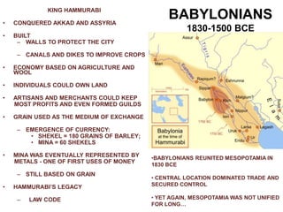 History of Mesopotamia civiization Part 2 | PPT