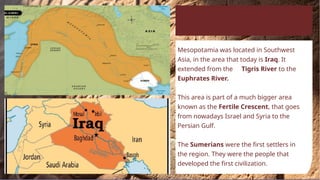 Mesopotamia - The Sumerians and Cuneiform Writing.pptx