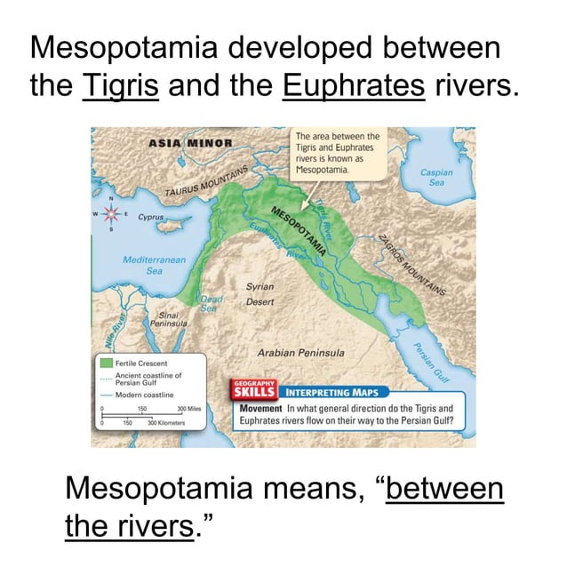 Mesopotamia 3.1 Geography of the Fertile Crescent Teacher Copy | PDF