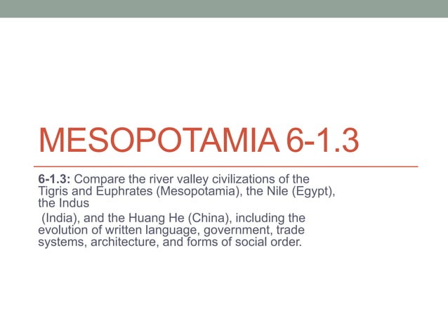 Mesopotamia 6 1-3 teacher notes | PPT