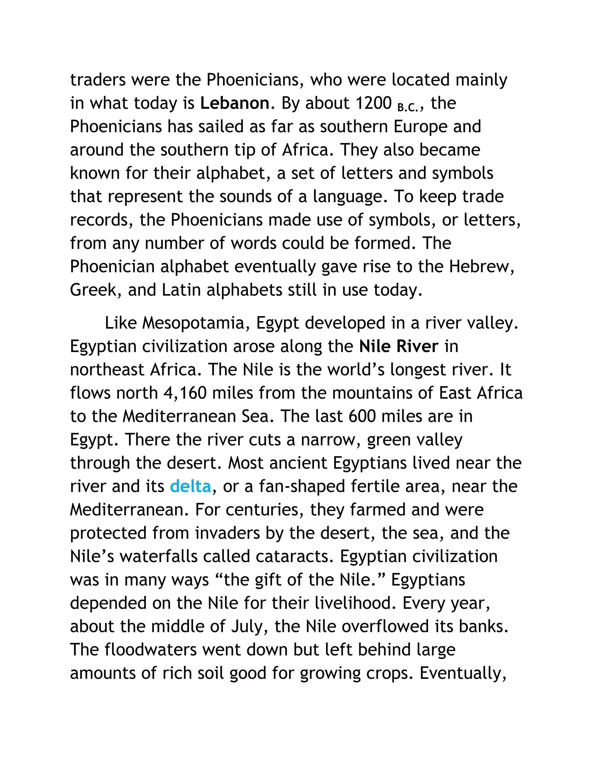 Mesopotamia and ancient egypt | PDF