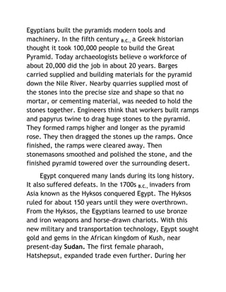 Mesopotamia and ancient egypt | PDF