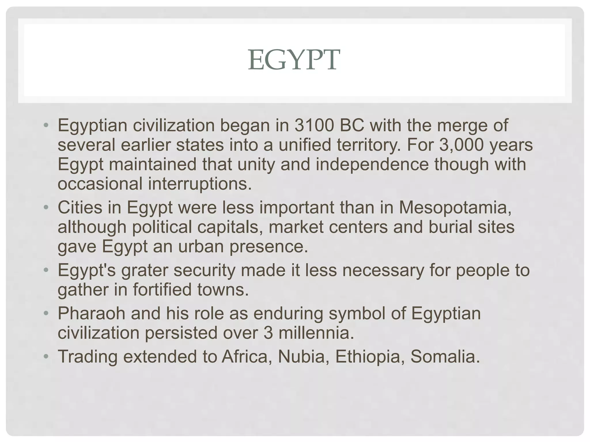 AP World History - Mesopotamia and Egypt | PPTX
