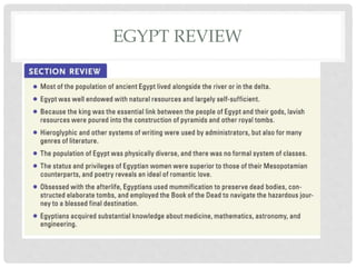 AP World History - Mesopotamia and Egypt | PPTX