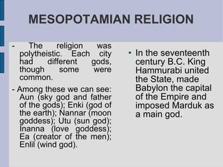Mesopotamia Antigua: Ancient Mesopotamia | PPT