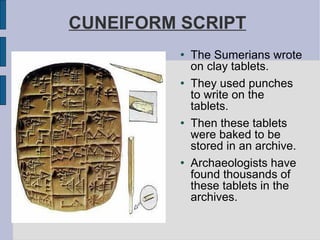 Mesopotamian Civilization Script
