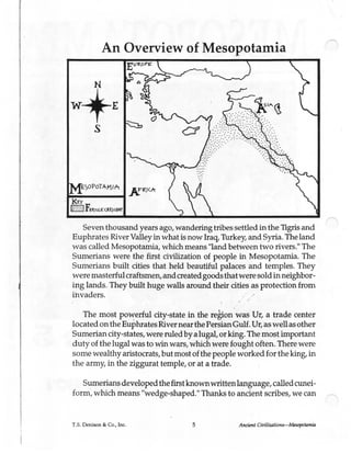 Mesopotamia booklet | PDF