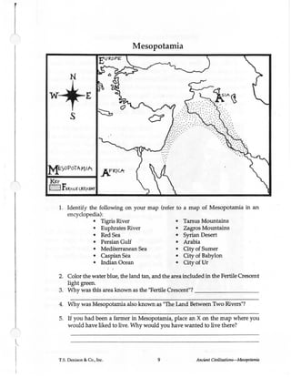Mesopotamia booklet | PDF