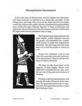 Mesopotamia booklet | PDF