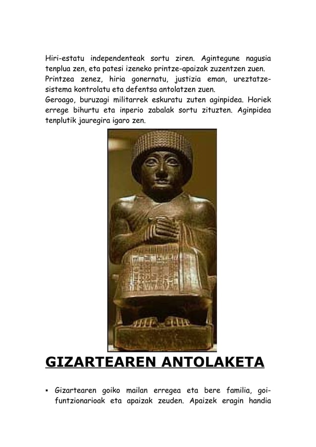 Mesopotamia eta egypto | PDF