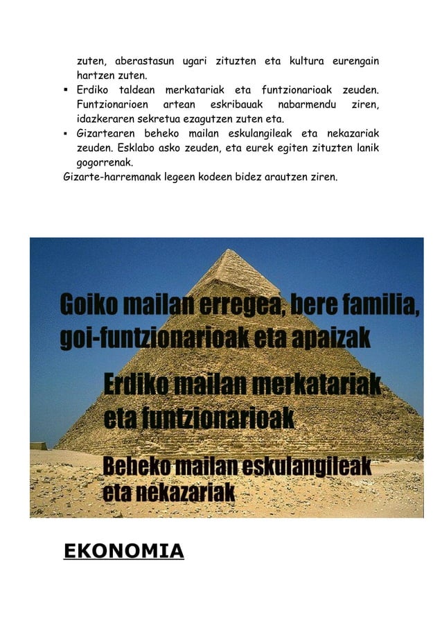 Mesopotamia eta egypto | PDF