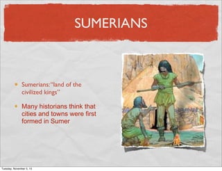 Mesopotamia/Sumeria Slideshow | PDF